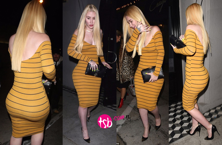 Stylish Iggy Azalea Flaunts Her Sensational Curves In Skintight Yellow