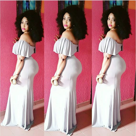 Actress Biodun Okeowo AKA Omo Butty, Caught Lying In Her Grass To Grace ...