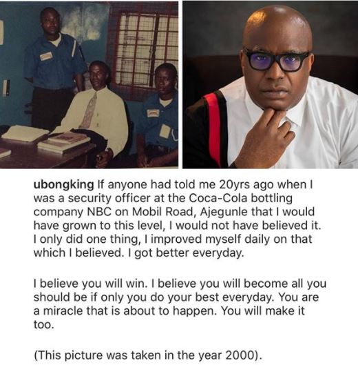 20 years ago I was a security officer - Motivational speaker, Ubong ...
