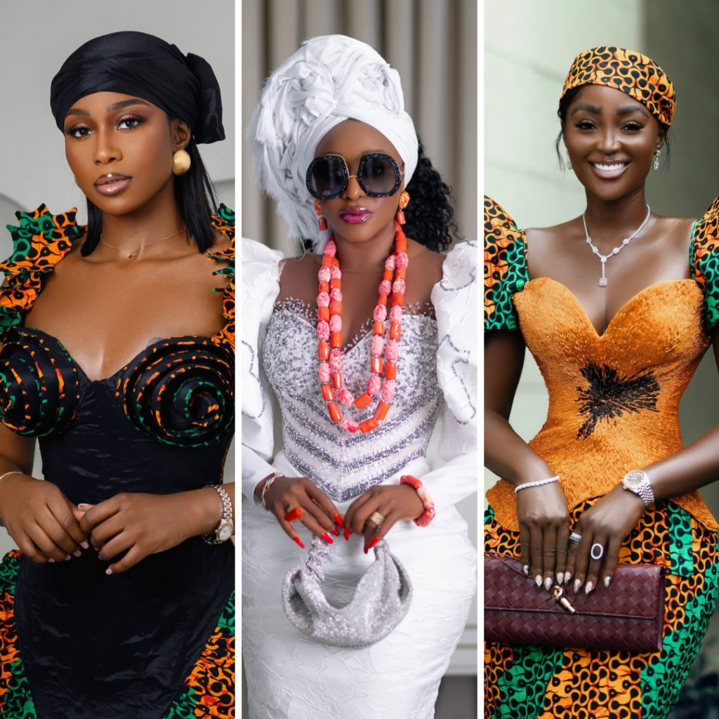 Ini Edo Lays Her Father to Rest in Uyo, Surrounded by Stylish Celebrity Friends